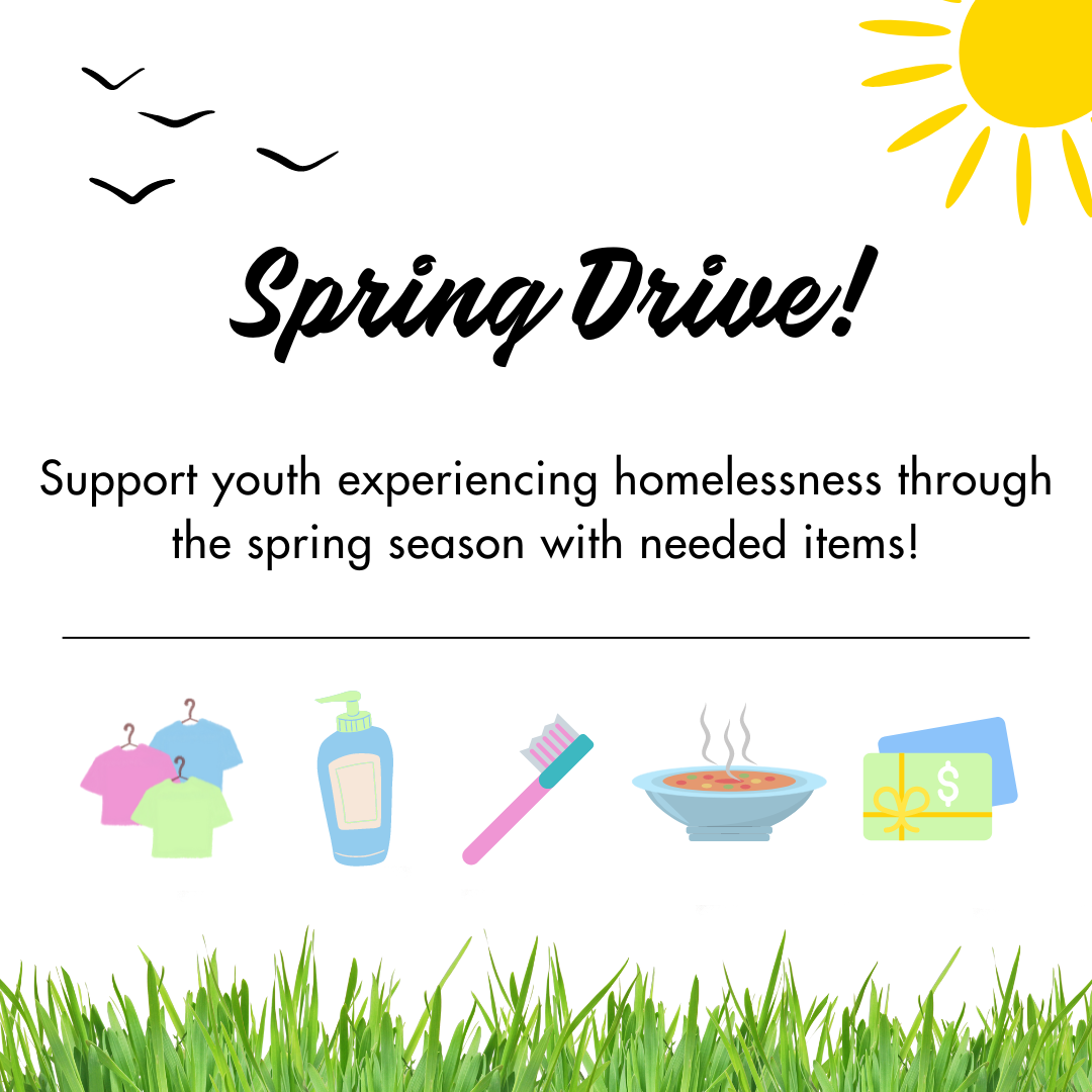 Help Young People Out With Our Spring Essentials Drive! - YouthCare